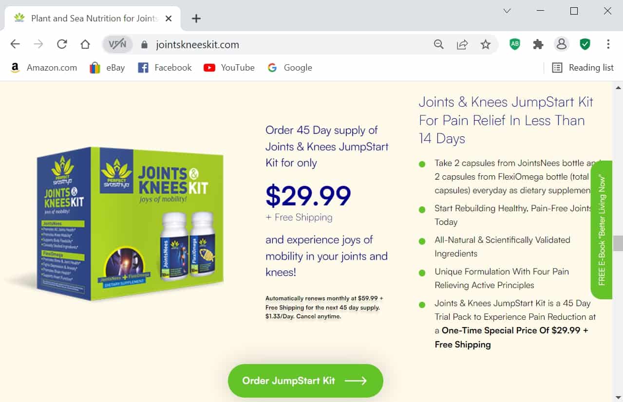Joints & Knees Kit From Perfect Svasthya Review: Does It Work?